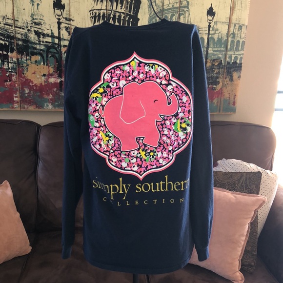 Simply Southern | Tops | Simply Southern Elephant Longsleeve | Poshmark